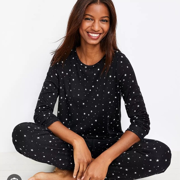 LOFT | Intimates & Sleepwear | Loft Starry Night 2 Piece Pajama Set ...